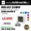 Reloj Cubo Sublimable 7x7 cm - Sublimachile - Santiago Chile