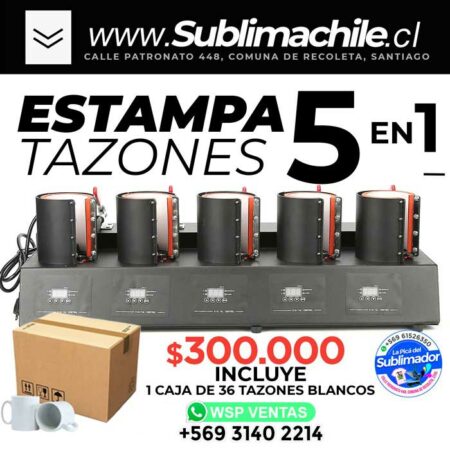 Mini estampadora portatil-CH2102 - Sublimachile - Santiago Chile